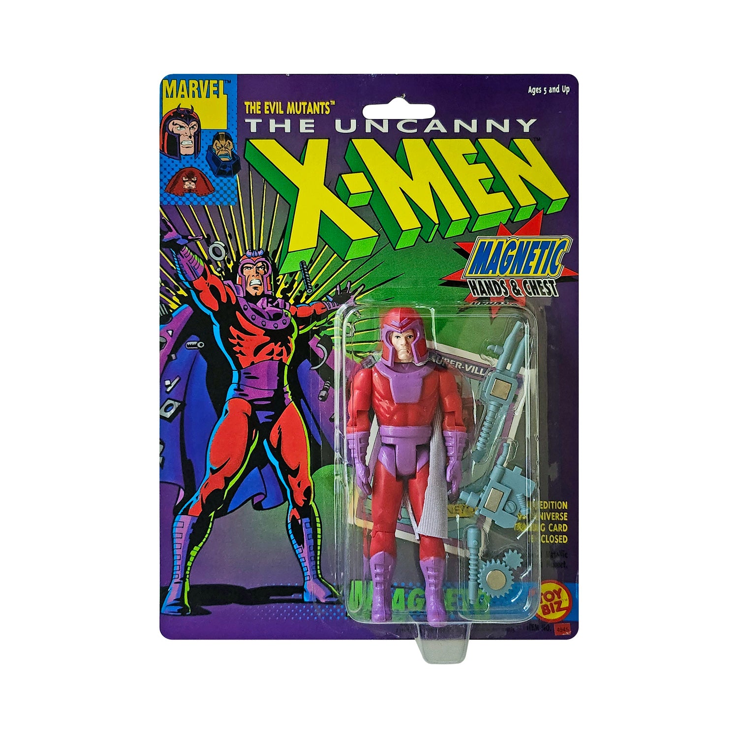 X-Men Magneto with Magnetic Hands & Chest 5-Inch Action Figure, 1991 ...