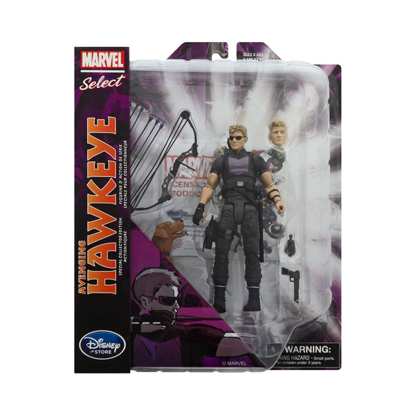Marvel Select Exclusive Avenging Hawkeye (Blond Hair) Action Figure ...