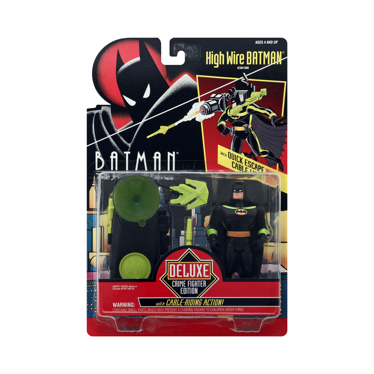 Batman: The Animated Series Deluxe Crime Fighter Edition High Wire Bat ...