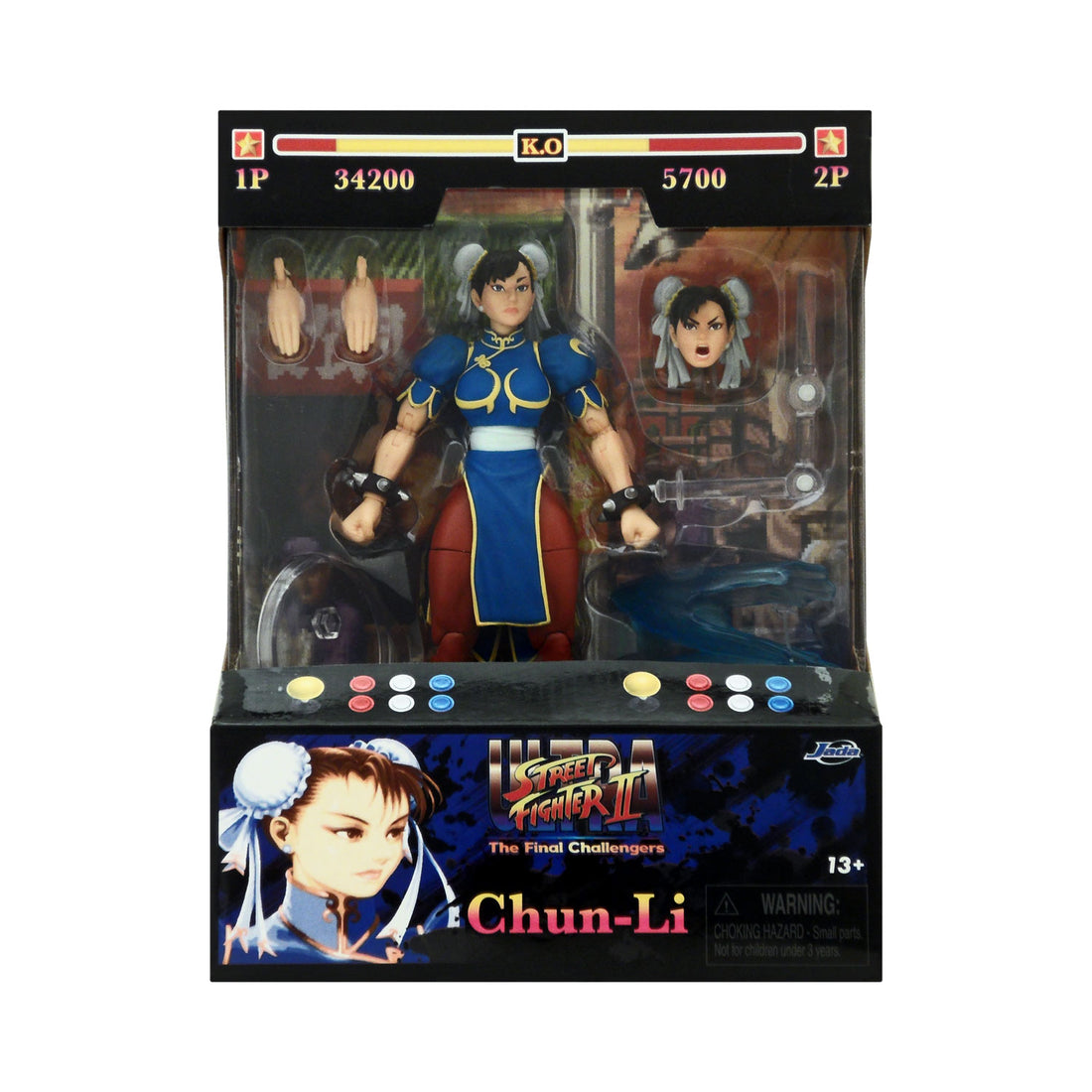 Street Fighter II Series 1 Chun-Li 6-Inch Action Figure – Action ...