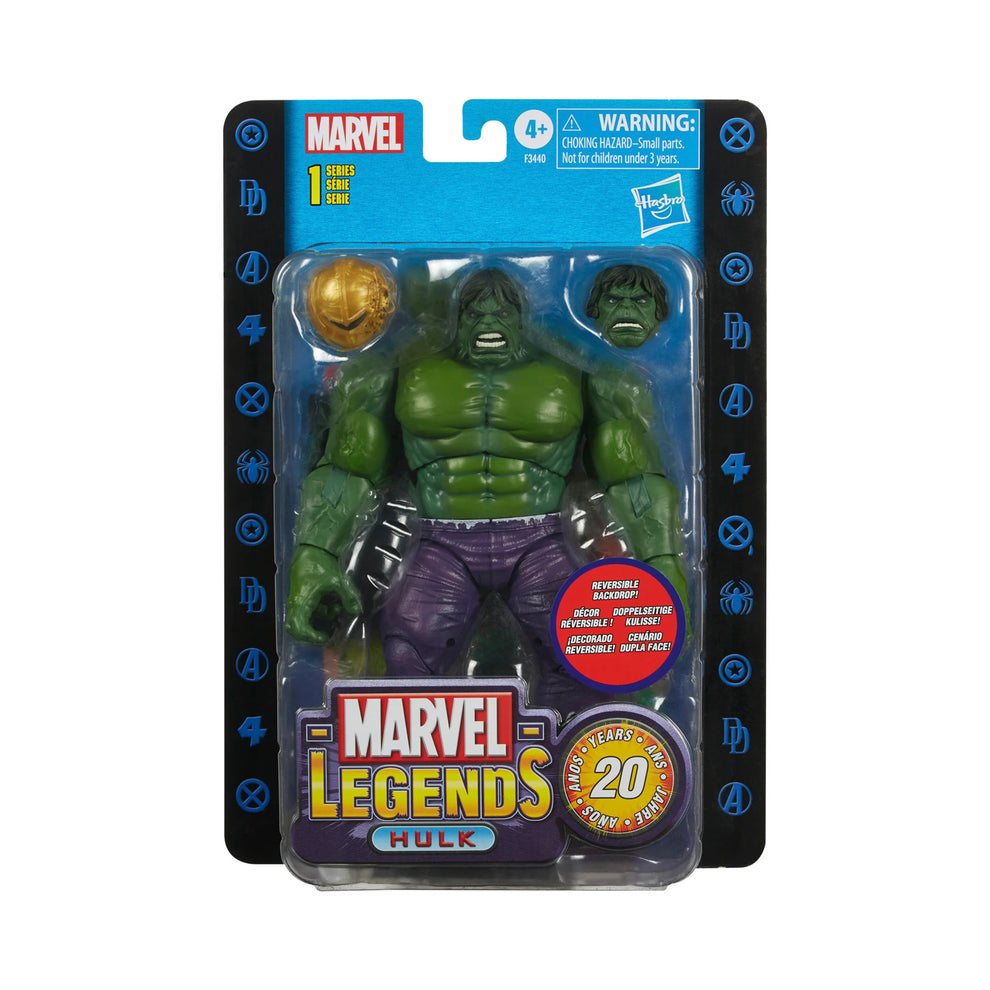 Marvel Legends 20th Anniversary Retro Collection Hulk 6-Inch Scale Act ...