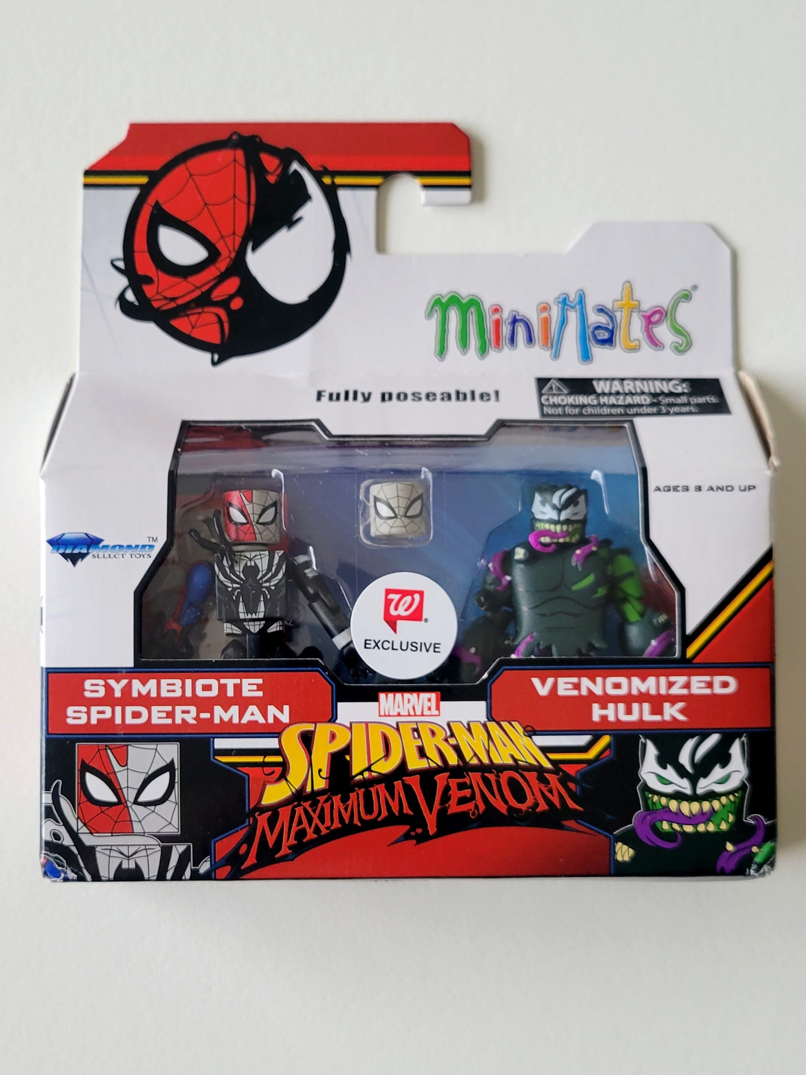 Spider-Man Maximum Venom Minimates Exclusive Symbiote Spider-Man & Ven ...