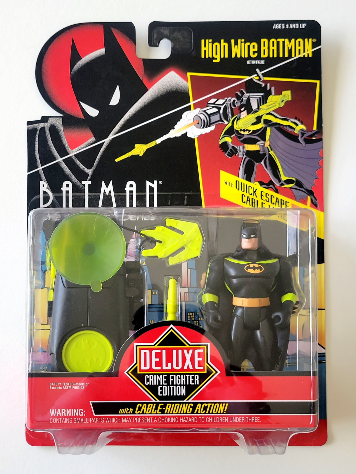 Batman: The Animated Series Deluxe Crime Fighter Edition High Wire Bat ...