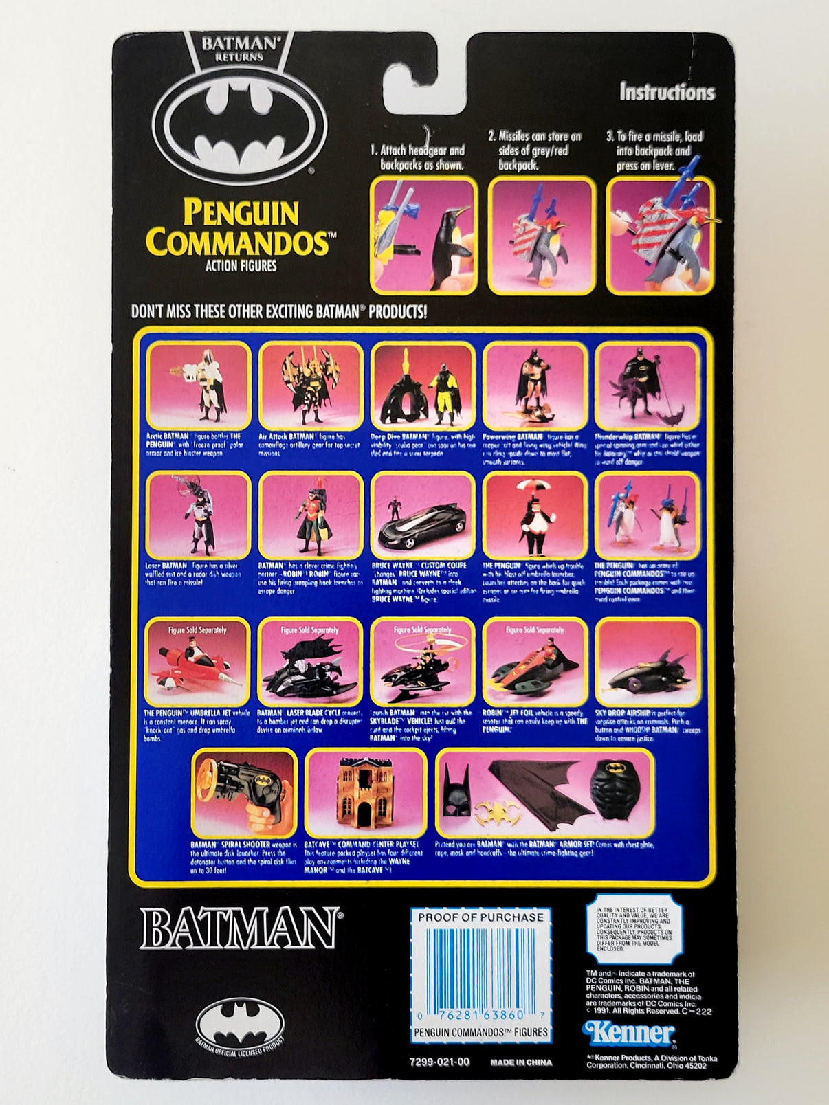 Batman Returns Series Penguin Commandos 4.5-Inch Scale Action Figures ...