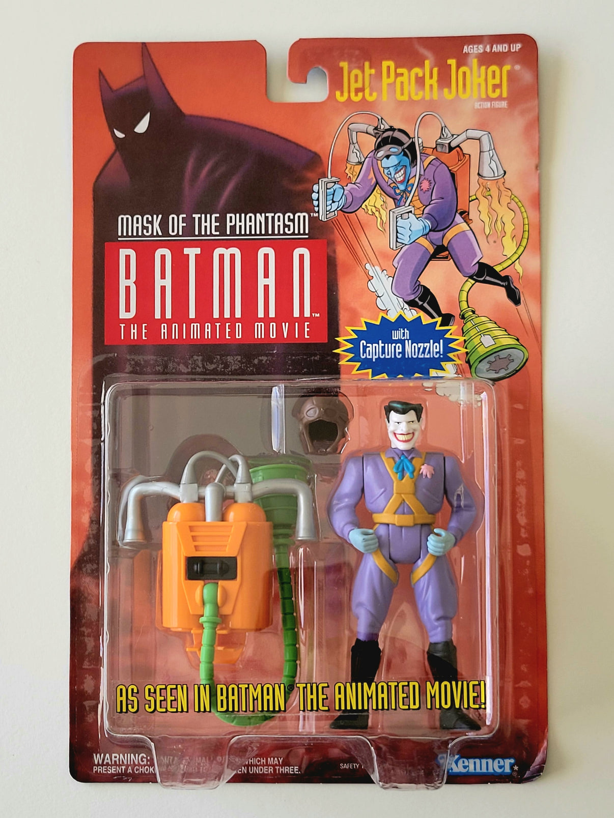 Jet Pack Joker from Kenner's Batman: Mask of the Phantasm (white face ...