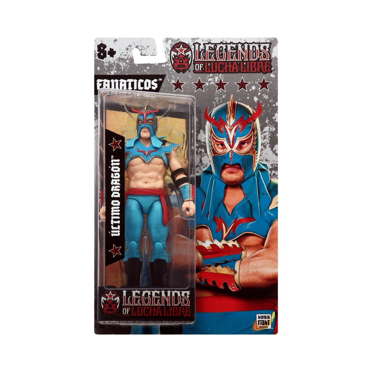 Legends of Lucha Libre Fanaticos Wave 2 Ultimo Dragon 1:12 Scale Actio ...