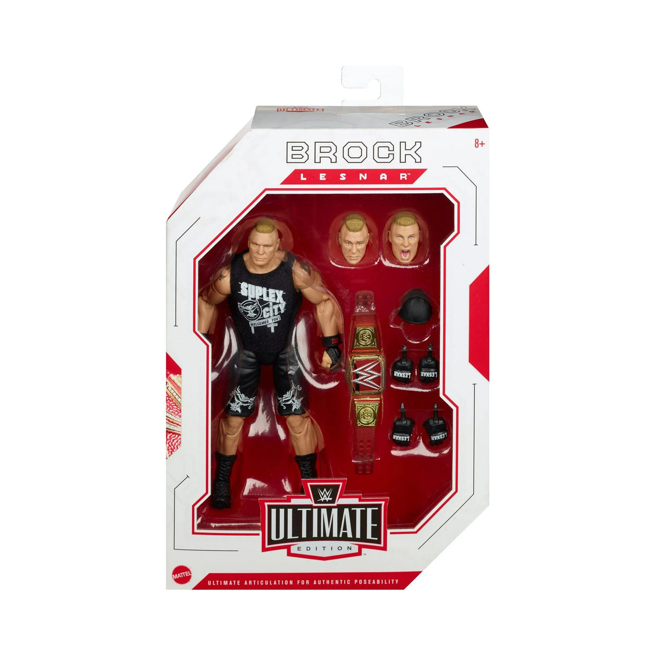 WWE Ultimate Edition Series 4 Brock Lesnar (Suplex City) Action Figure ...