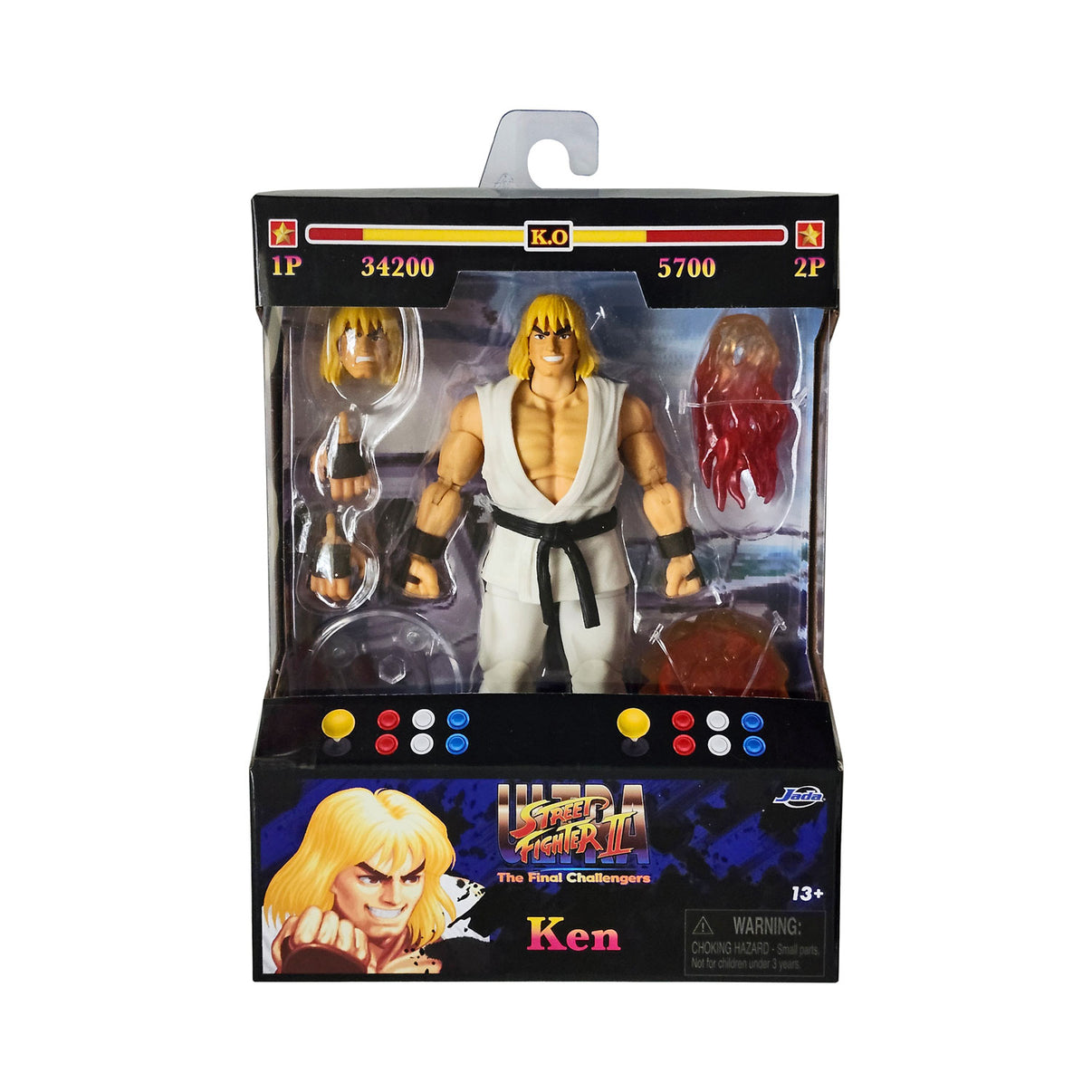 Ultra Street Fighter II Ken Player 2 Version Exclusive 6-Inch Action F ...