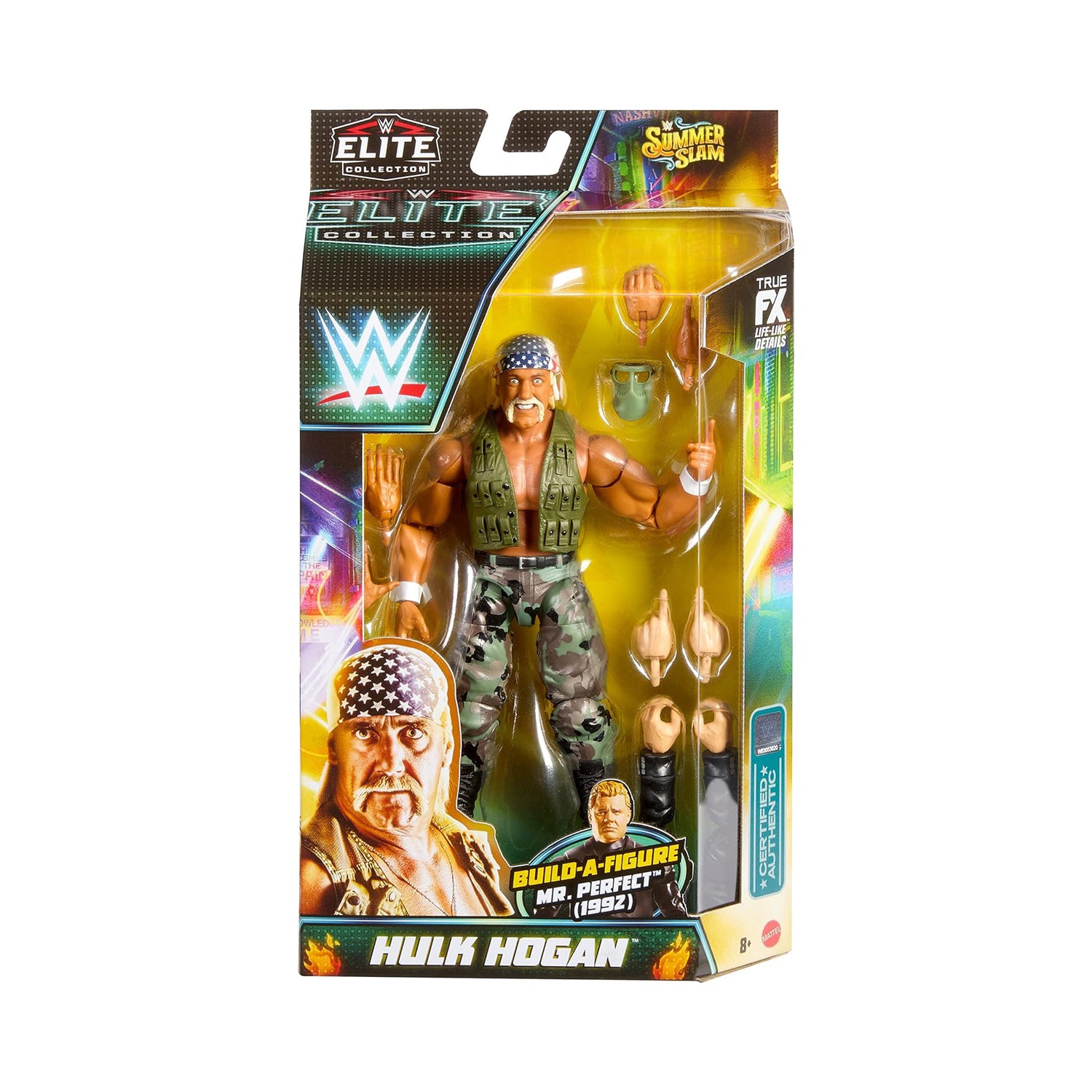 WWE Elite Summer Slam Hulk Hogan Action Figure and Mr. Perfect (1992 ...