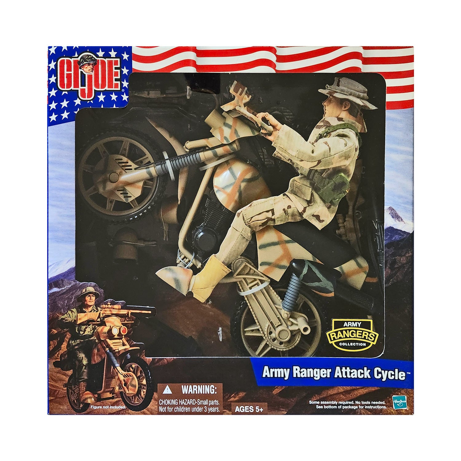 G.I. Joe Army Rangers Collection Army Ranger Attack Cycle 12-Inch Scal ...
