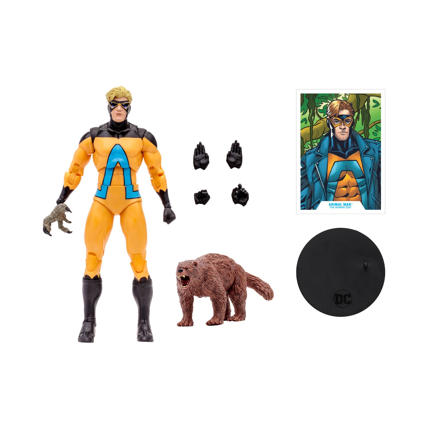 DC Multiverse Gold Label Animal Man (The Human Zoo) Exclusive 7-Inch A ...