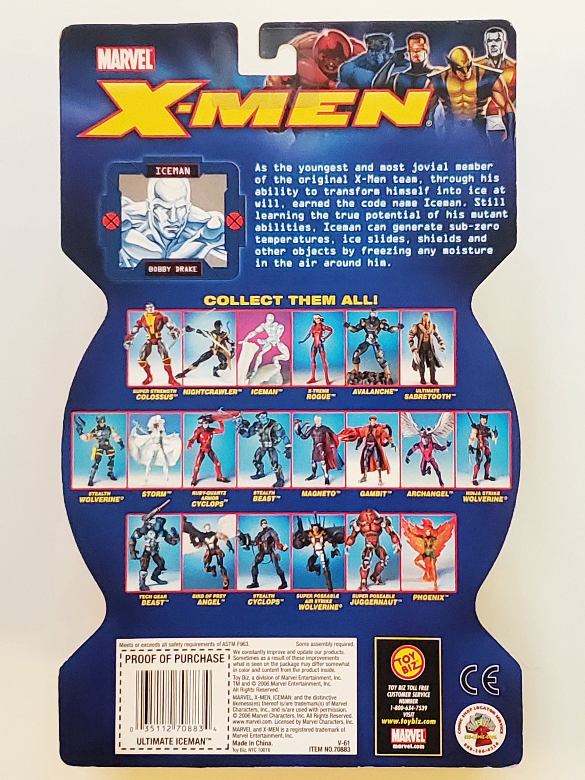 X-Men Classics Ultimate Iceman 6-Inch Action Figure – Action Figures ...