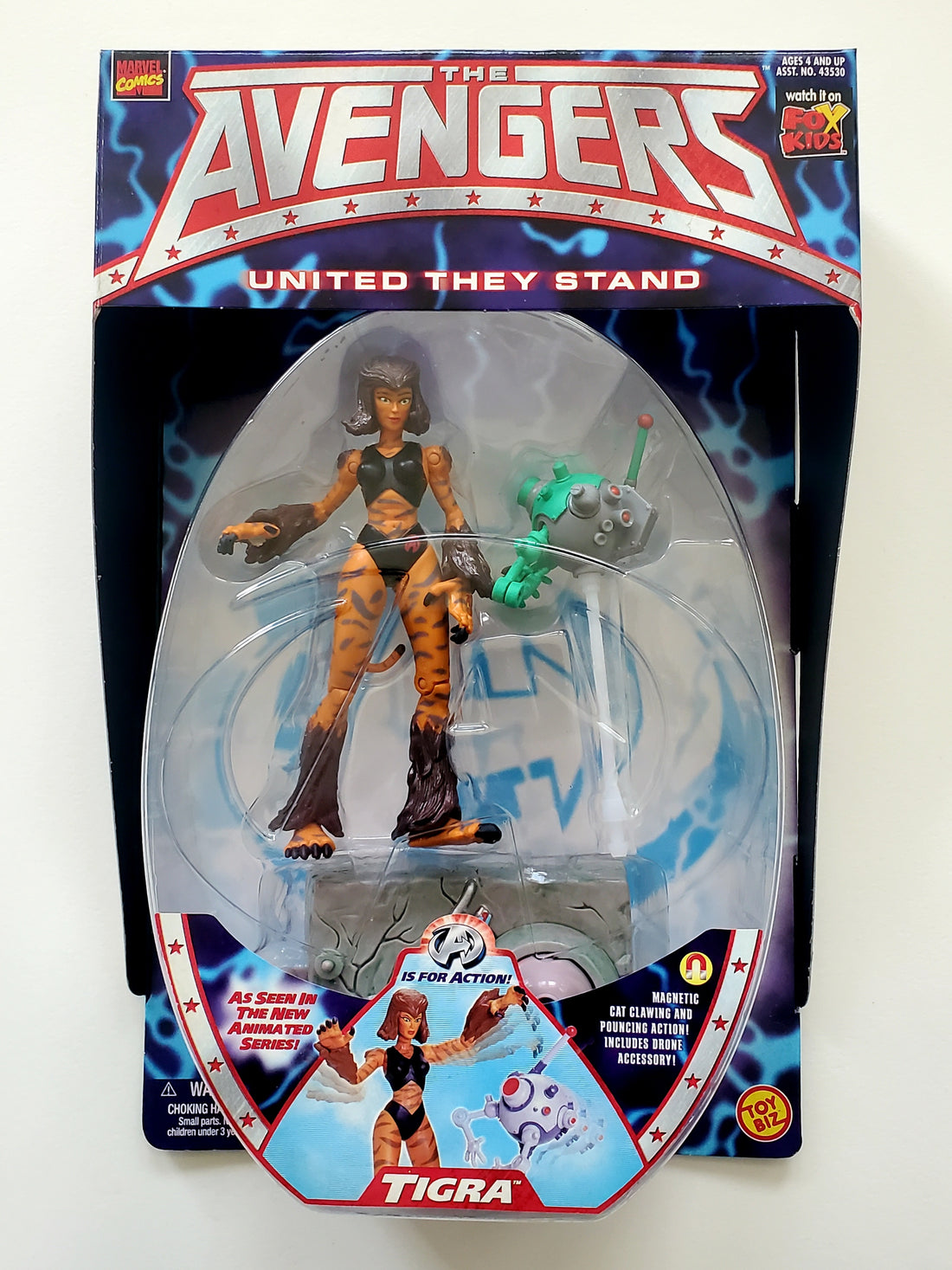 The Avengers: United They Stand Tigra 5-Inch Scale Action Figure ...