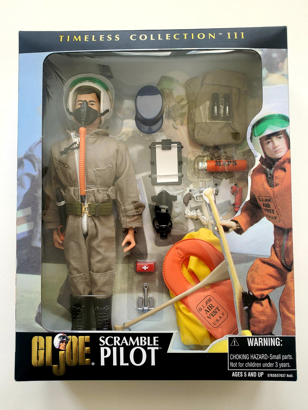 G.I. Joe Timeless Collection III Scramble Pilot (Caucasian) 12-Inch Ac ...