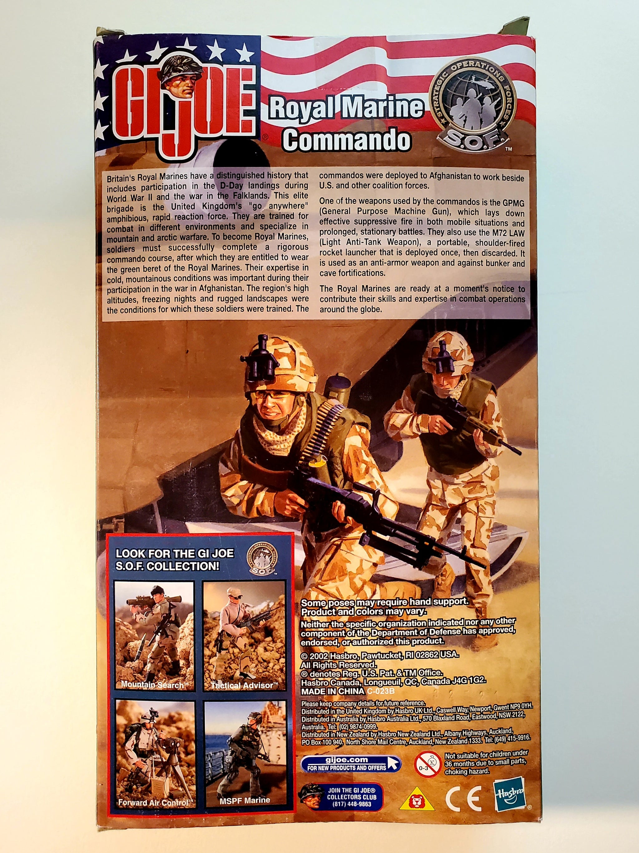 G.I. Joe Strategic Operations Forces Royal Marine Commando 12-Inch Act ...
