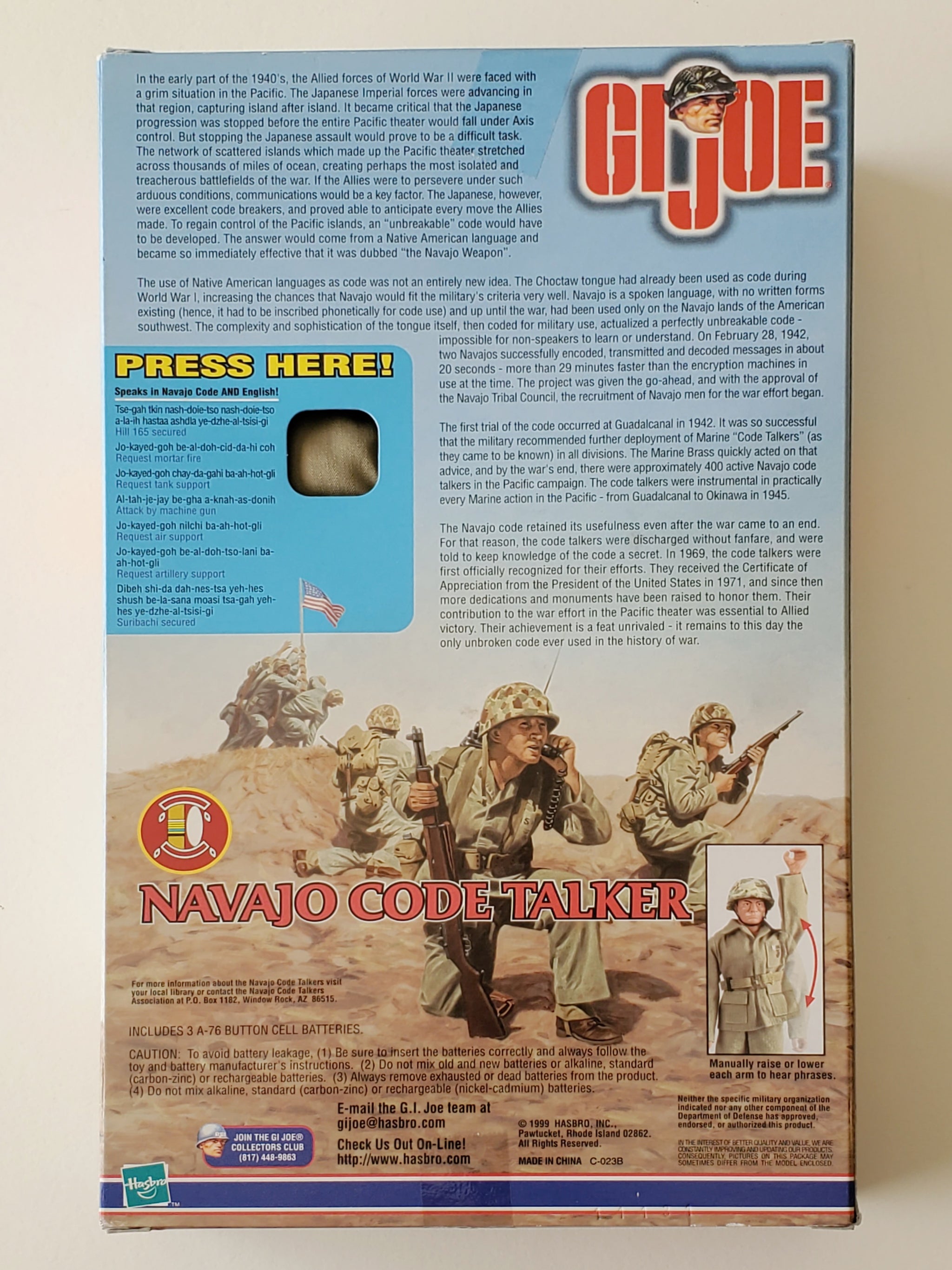 G.I. Joe Navajo Code Talker 12-Inch Action Figure – Action Figures and ...
