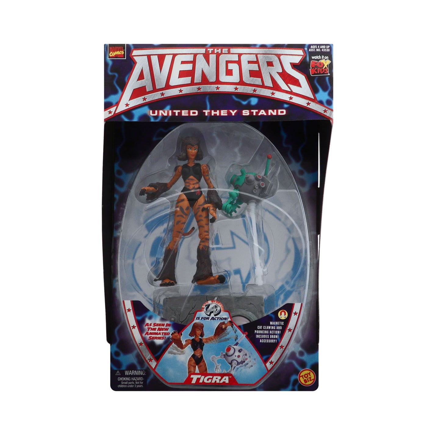 The Avengers: United They Stand Tigra 5-Inch Scale Action Figure ...